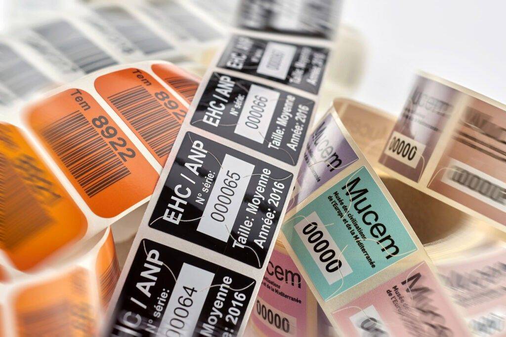 Etiquette de sécurité, un produit spécifique de qualité